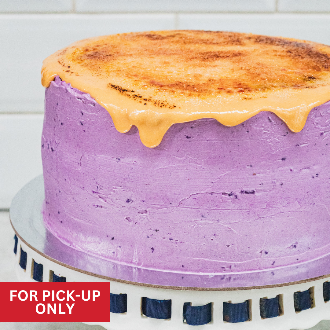 Ube Brulee Cake (For Pick-up Only) – Wildflour To-Go